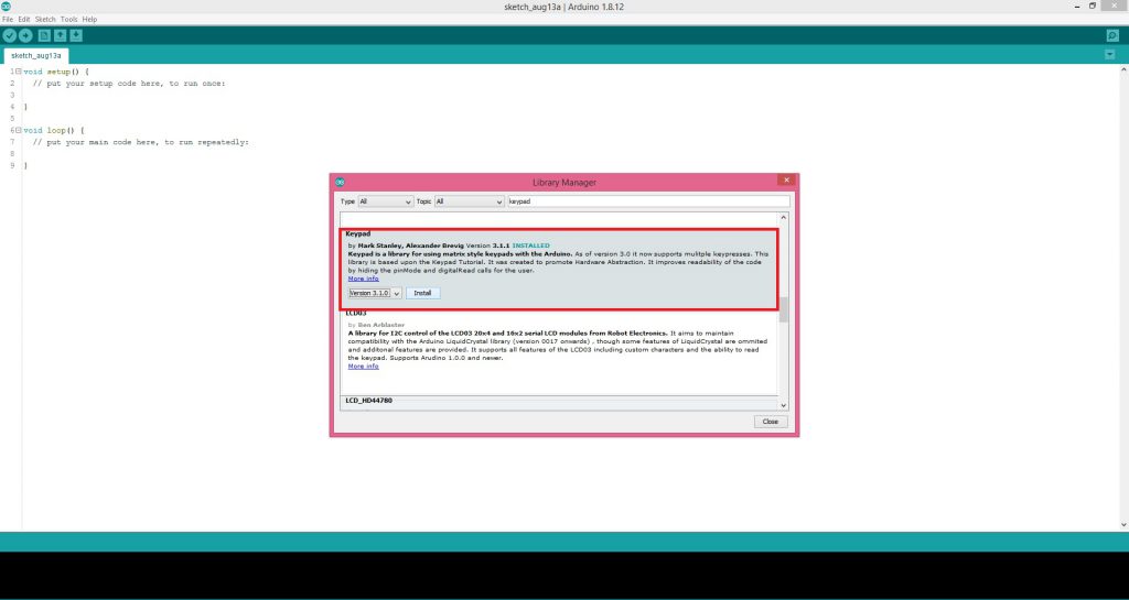 ارتباط کیپد 4×4 با آردوینو - وبلاگ مایکروالکام