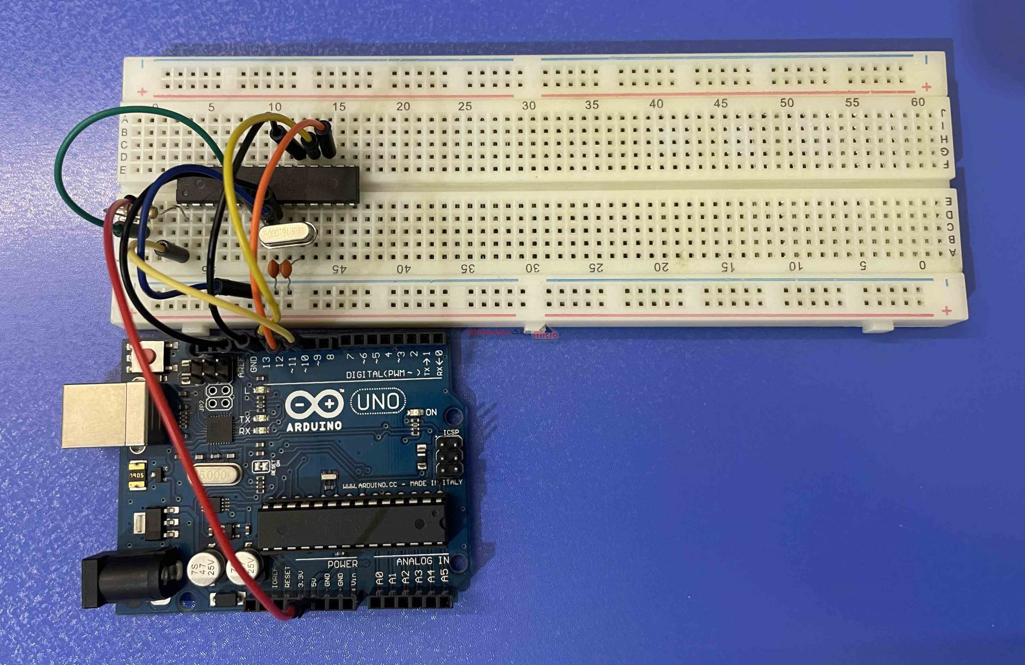 آموزش کامل پروگرام کد های آردوینو روی ATMEGA8 - وبلاگ مایکروالکام